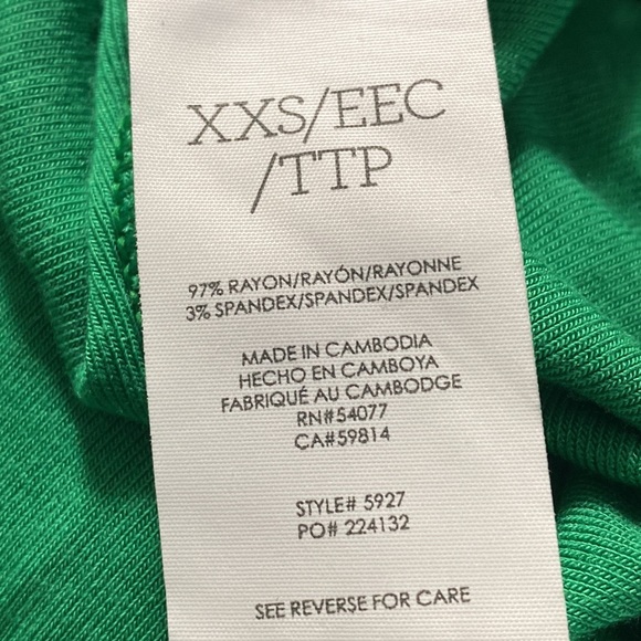 CAbi | Tops | Cabi 5927 Field Tee Spring 22 Xxsmall Euc | Poshmark